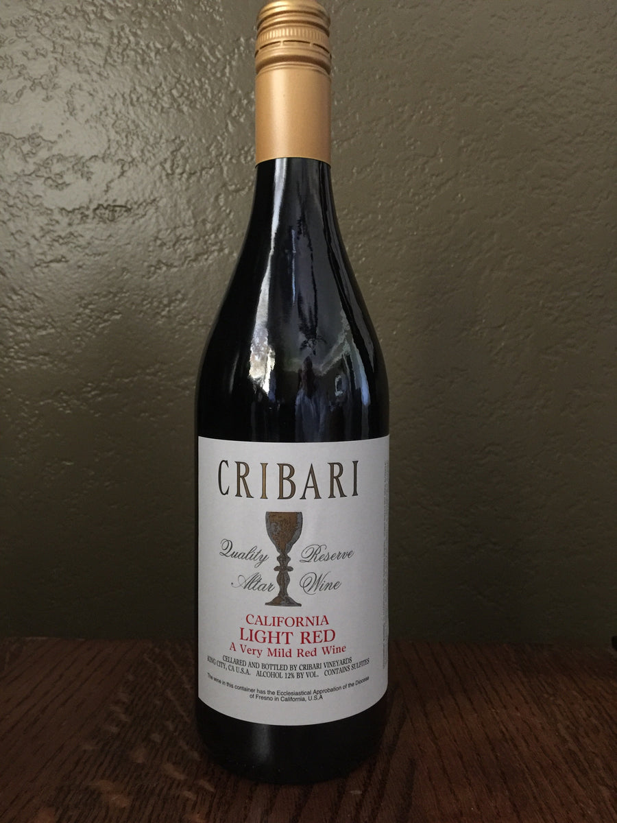 Cribari 750 ml Altar Wine – Trinity West Liturgical Supply.com